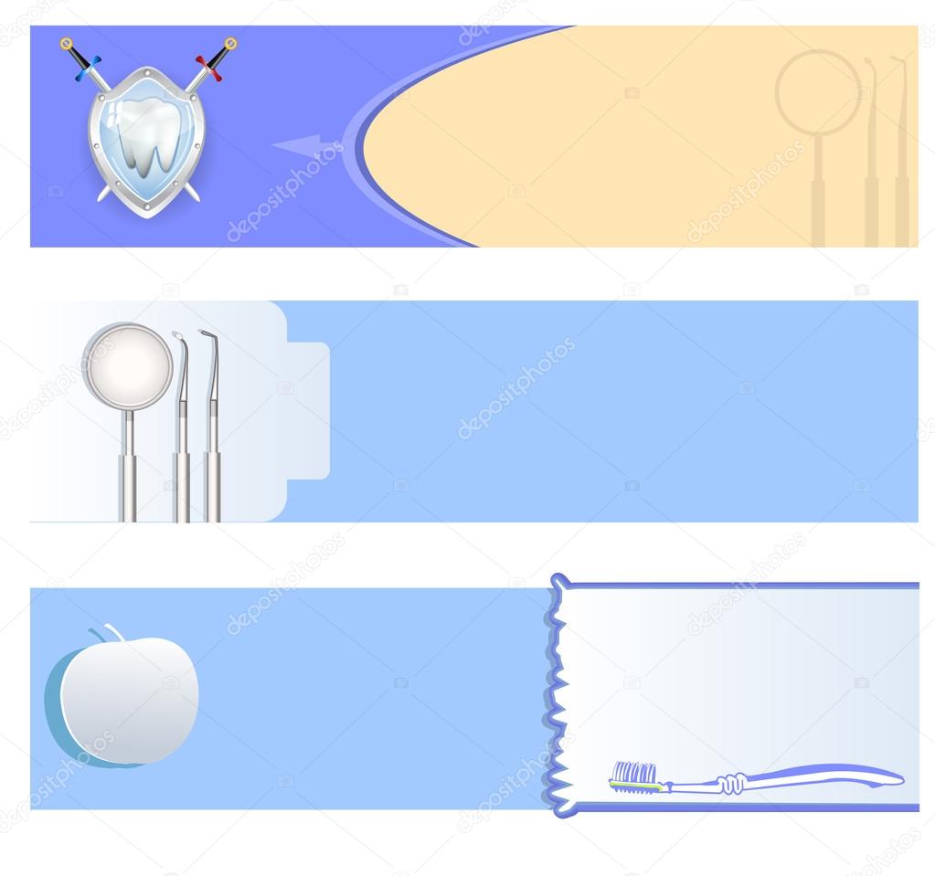 Dental banners background Stock Vector by ©Stiven 92647174