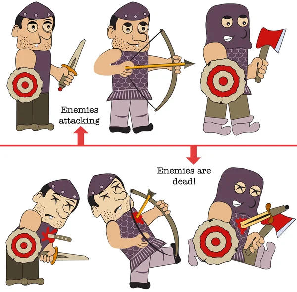 Medieval archer Stock Vectors, Royalty Free Medieval archer ...