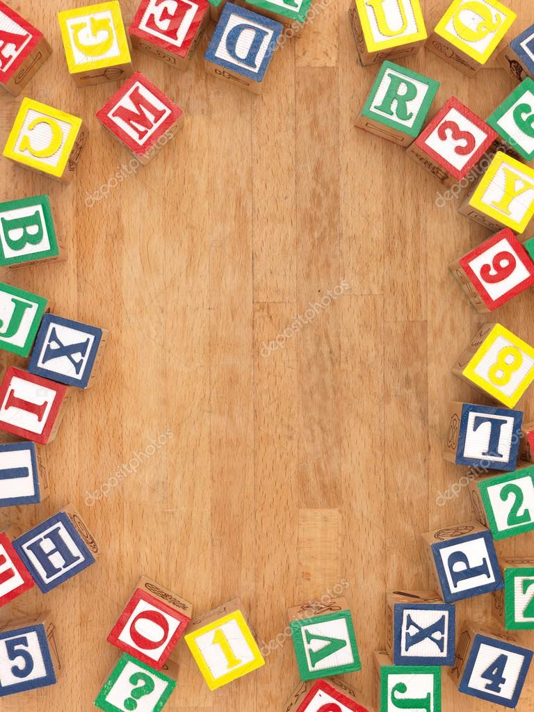 Wallpaper Abc Blocks