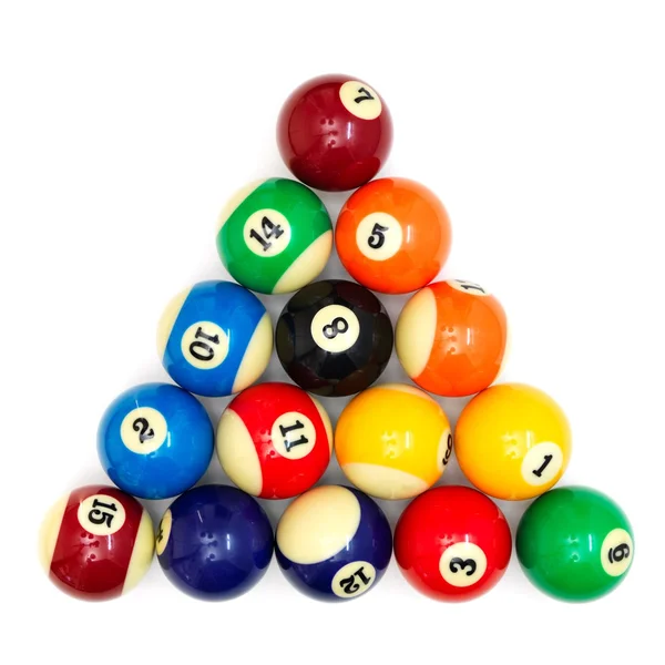 Pool Ball Alphabet — Stock Photo © eyematrix #11324461