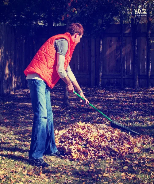 Man raking Stock Photos, Royalty Free Man raking Images | Depositphotos®