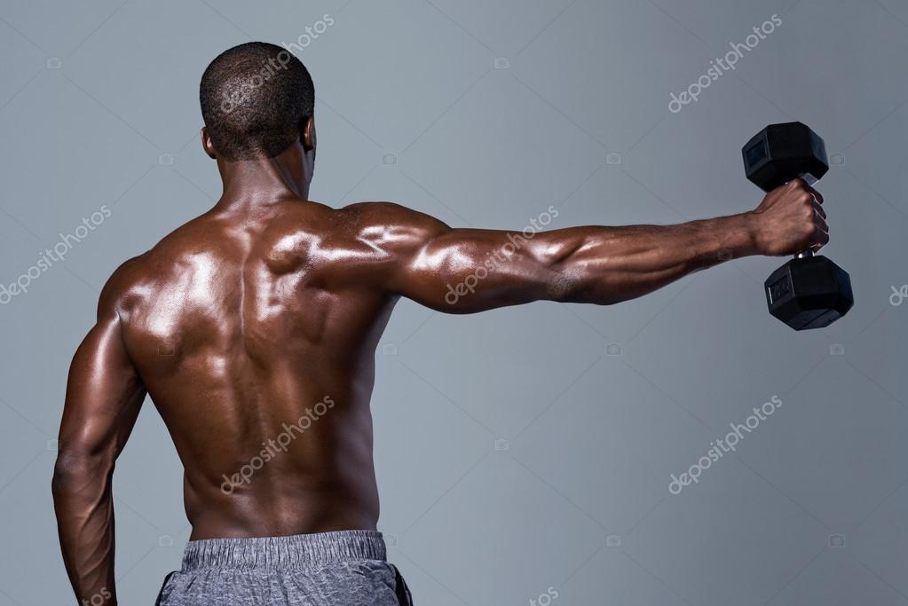 Defined Back Muscles