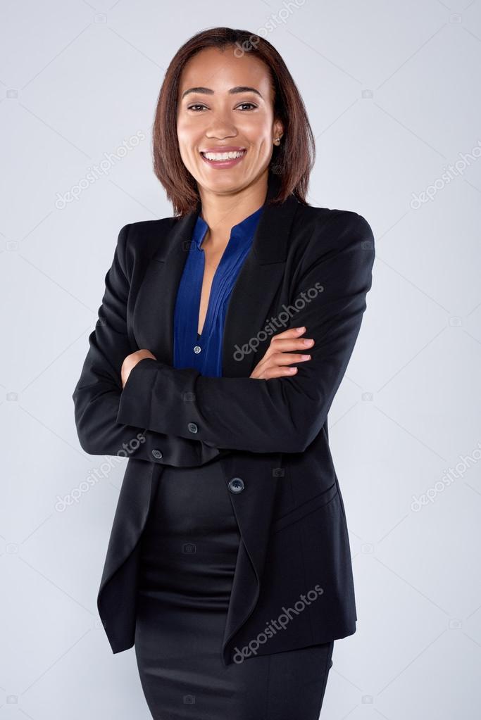 Indian business woman in suit — Stock Photo © Daxiao_Productions #114852506