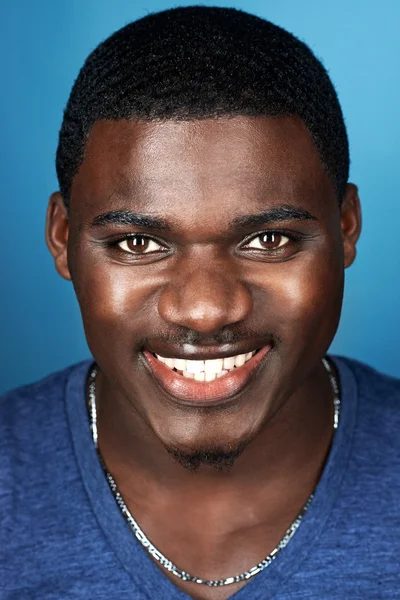 smiling african black man — Stock Photo © Daxiao_Productions #74913005