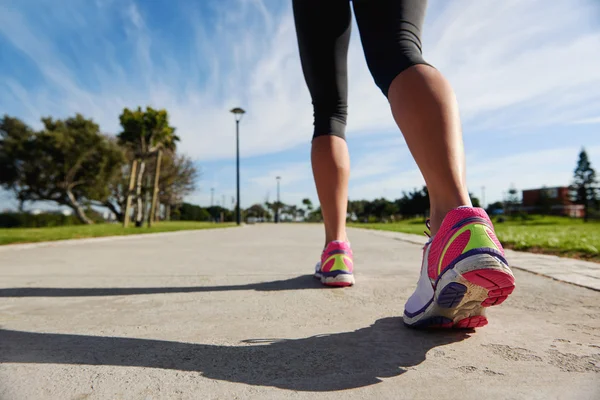 Runner feet marathon training on road - Stock Image - Everypixel