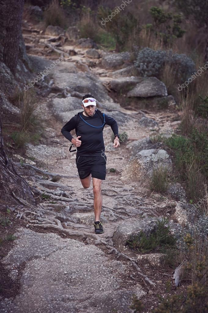 Running man training for fitness Stock Photo by ©Daxiao_Productions ...