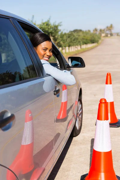 Student driver taking lessons - Stock Image - Everypixel