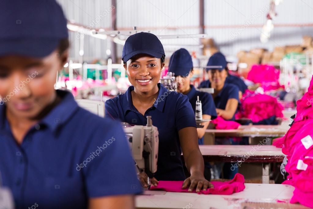 African textile worker — Stock Photo © michaeljung #59497997