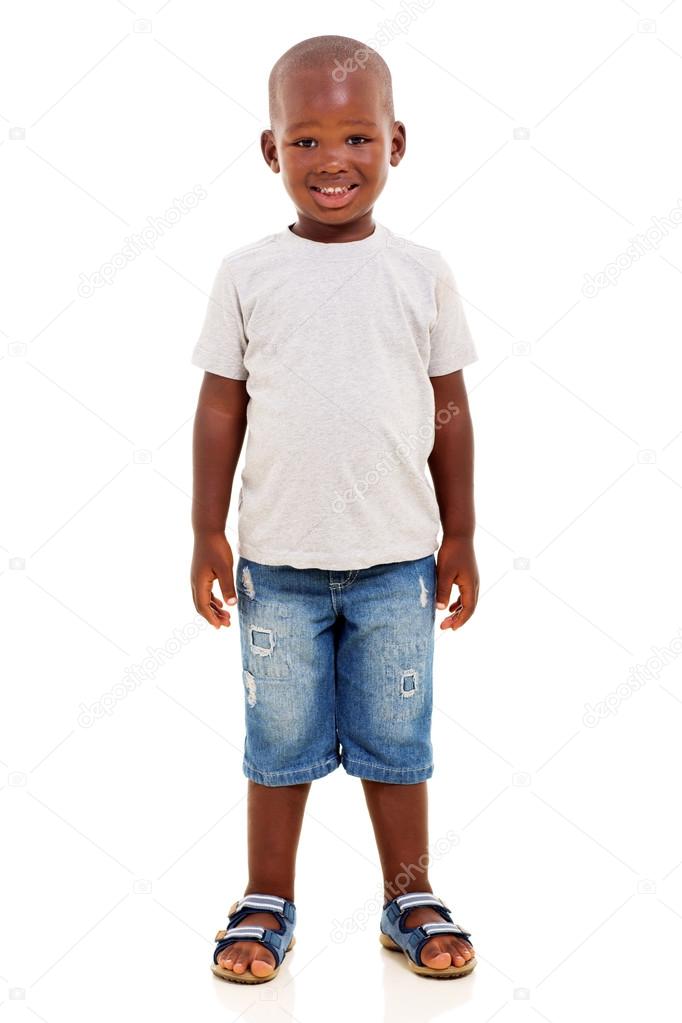 Young african boy standing — Stock Photo © michaeljung #66024335