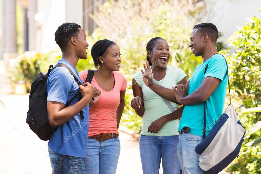 College Students Talking