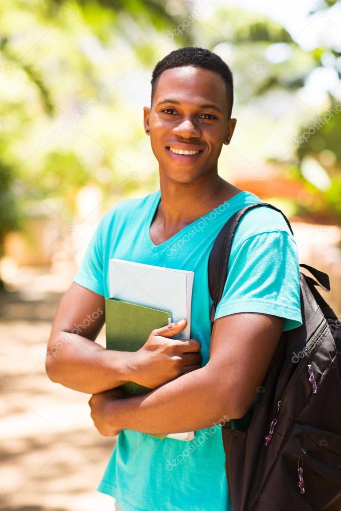 University student standing outdoors — Stock Photo © michaeljung #70921641