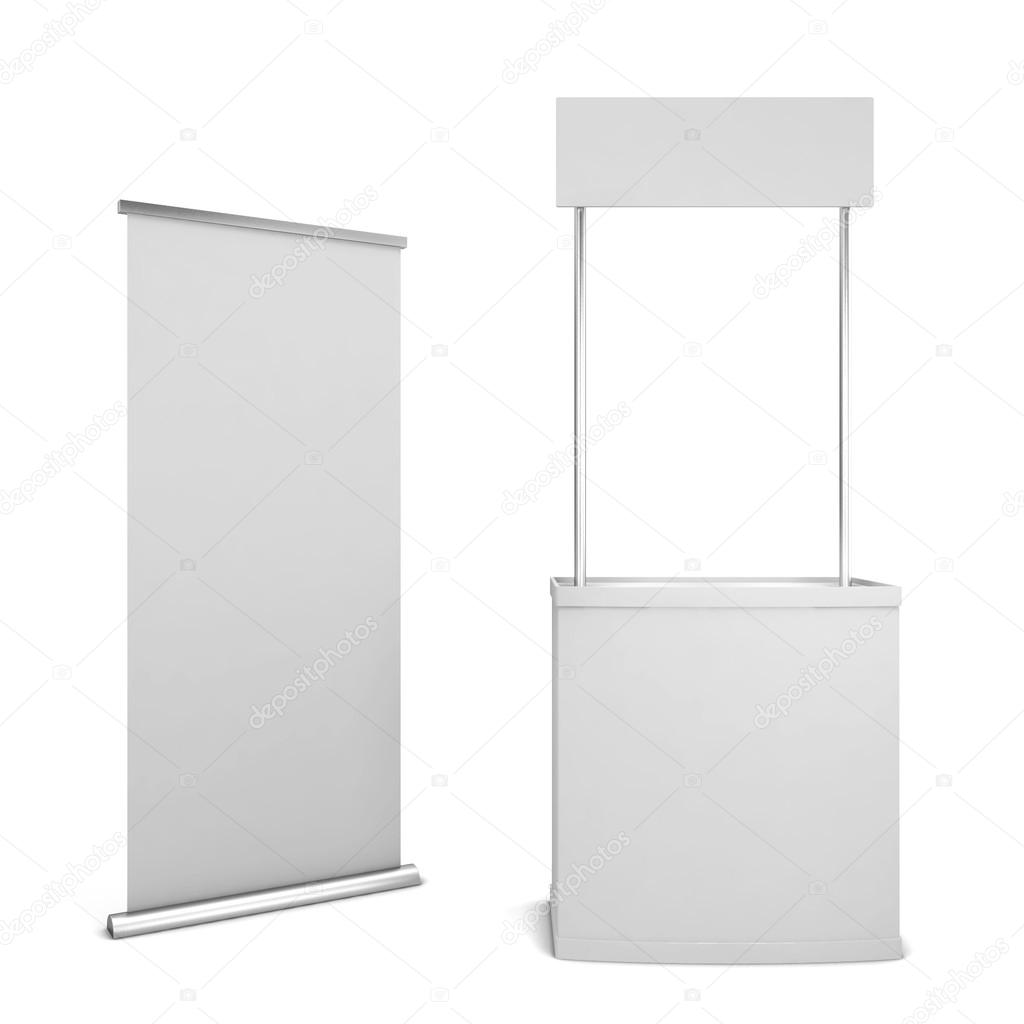 Counter and banner — Stock Photo © montego #52829269