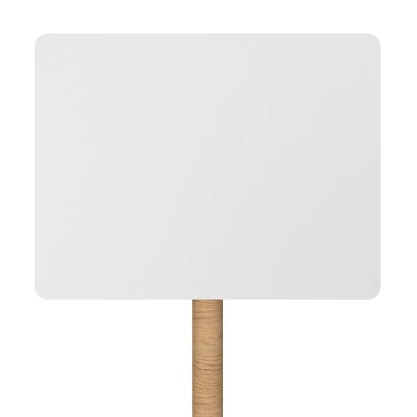 Blank Picket Sign
