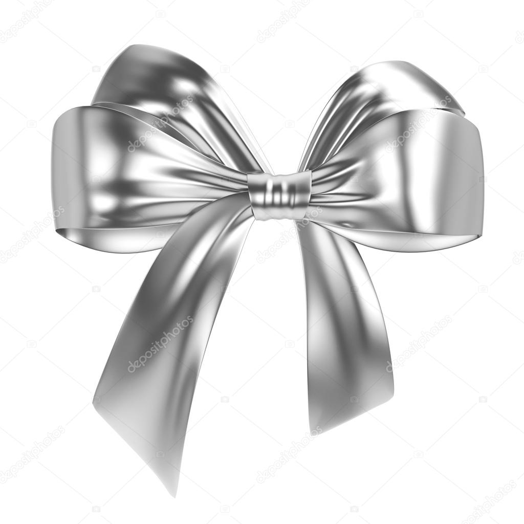 Silver Bow Png