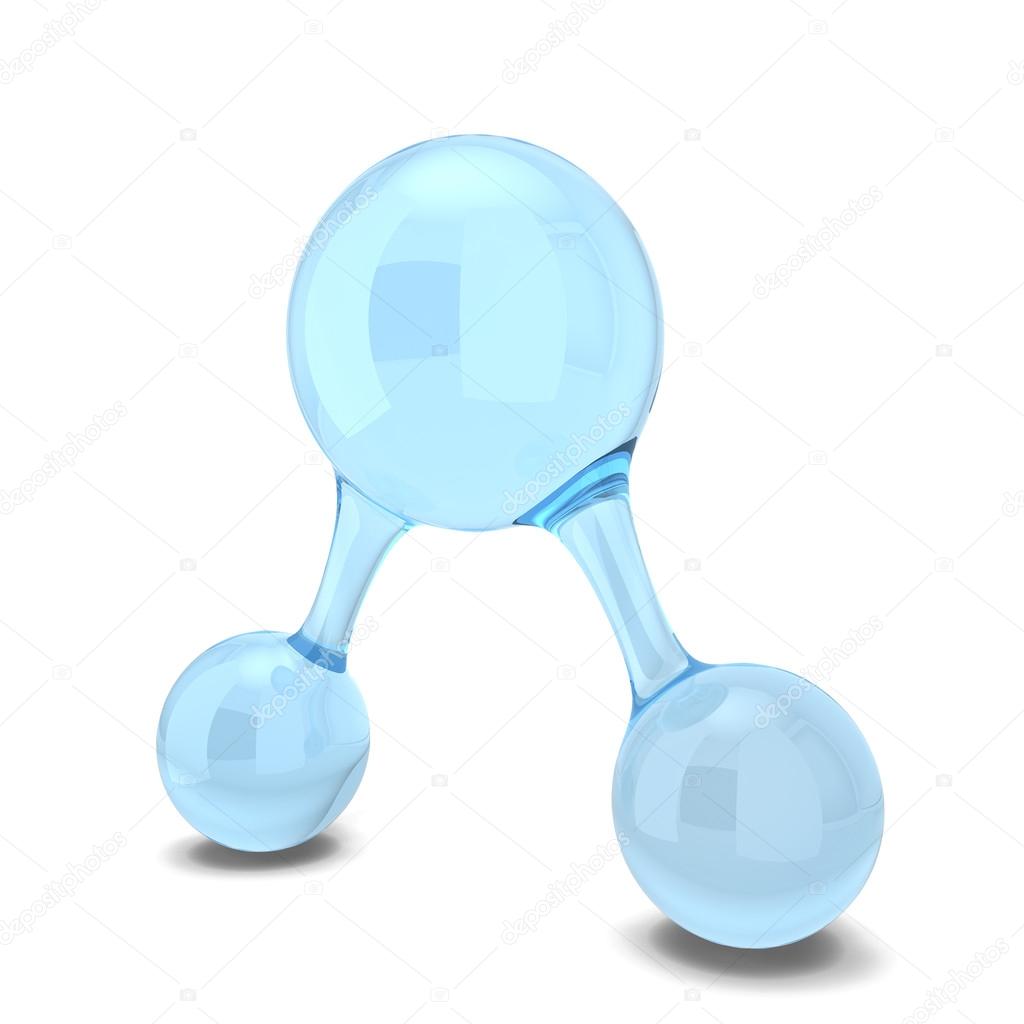 Water molecule Stock Photo by ©montego 63830689