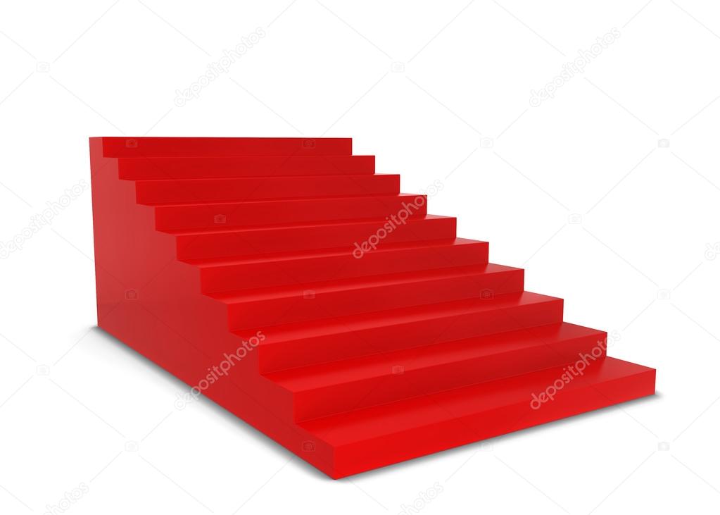 Red stairs Stock Photo by ©montego 67502773