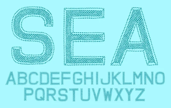 Sea font imágenes de stock de arte vectorial | Depositphotos