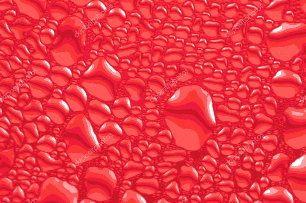 Water drops in red color Stock Vector by ©SynchR 99881416