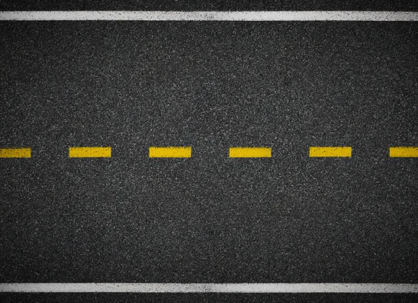 Road top view. Asphalt highway line marks. - Stock Image - Everypixel