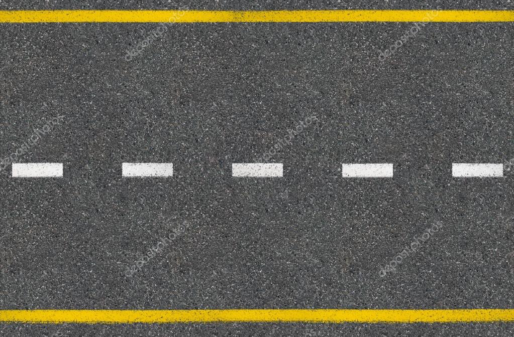 Vue de dessus de route asphalte — Photographie Andrey_Kuzmin © #75403765