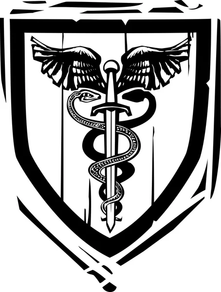 Sword Caduceus Stock Vector by ©xochicalco 47038295