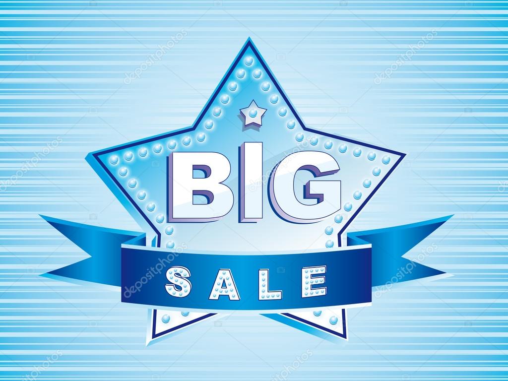 Blue star badge with ribbon Stock Vector Image by ©tandemich #52258483