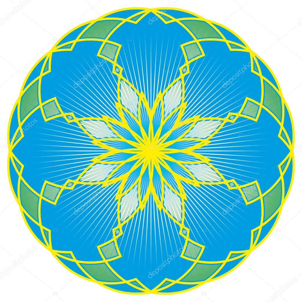 Oriental rosette pattern Stock Vector Image by ©tandemich #59381567