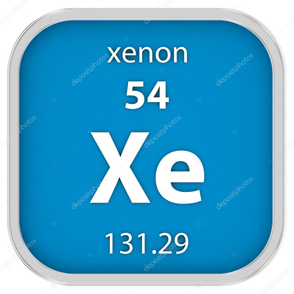 Xenon material sign Stock Photo by ©nmcandre 74199987