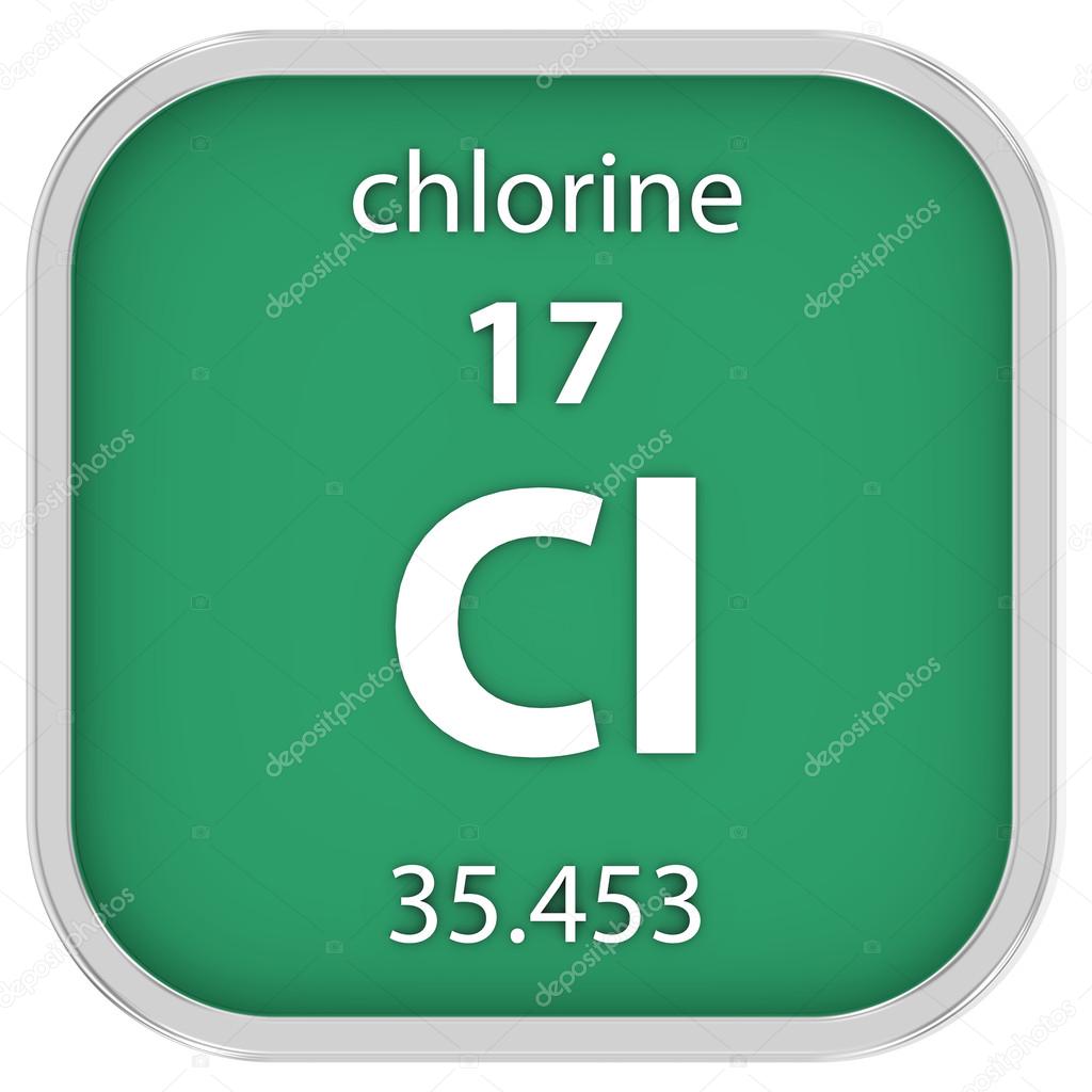 Chlorine material sign — Stock Photo © nmcandre #74537013