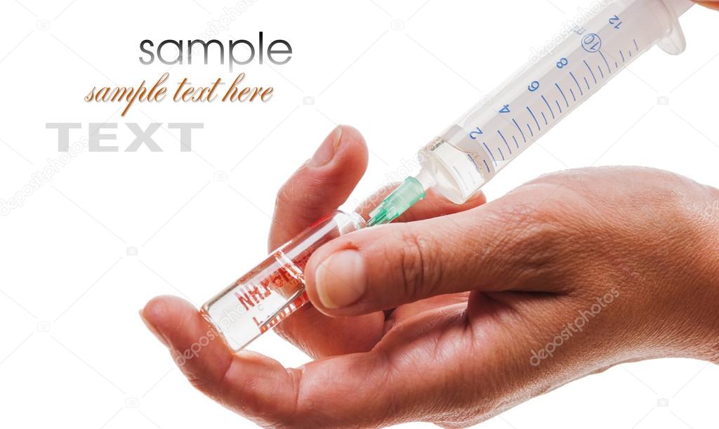 Introduction of intravenous injection Stock Photo by ©alan64 124226314