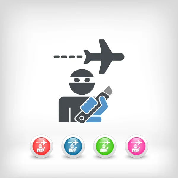 Hijacking aerial — Stock Vector © MyVector #71853115