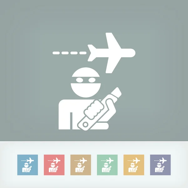 Hijacking aerial — Stock Vector © MyVector #71853115