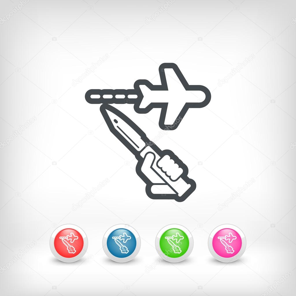 Hijacking aerial Stock Vector Image by ©MyVector #60269177