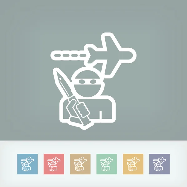 Hijacking aerial — Stock Vector © MyVector #71853115