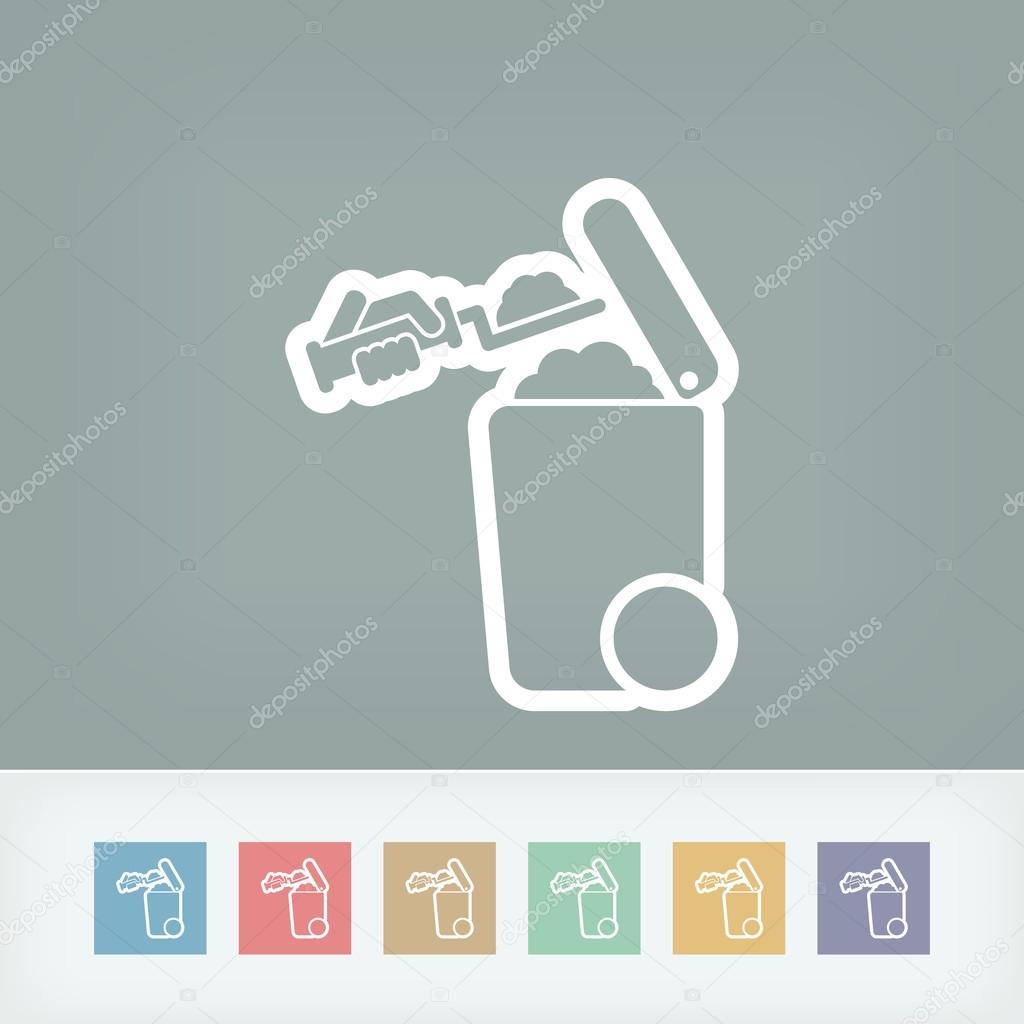 Separate waste collection icon Stock Vector by ©MyVector 60272103