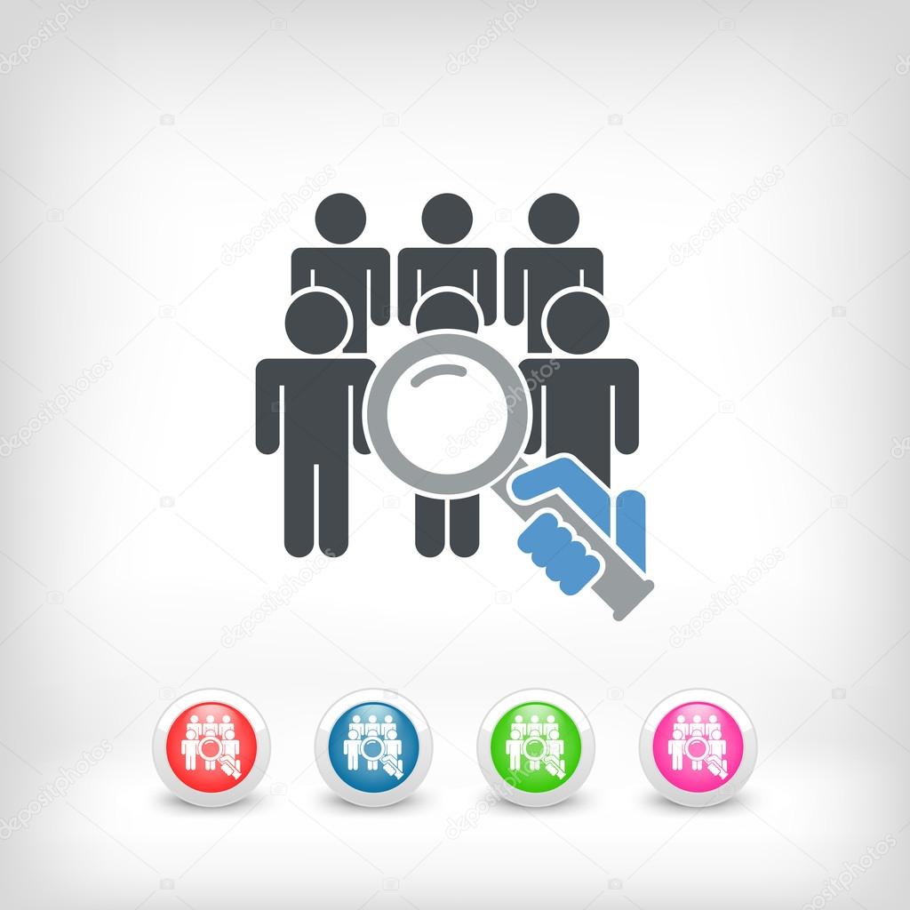 Look for person Stock Vector Image by ©MyVector #65127553