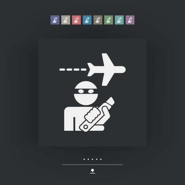 Hijacking aerial — Stock Vector © MyVector #71853115