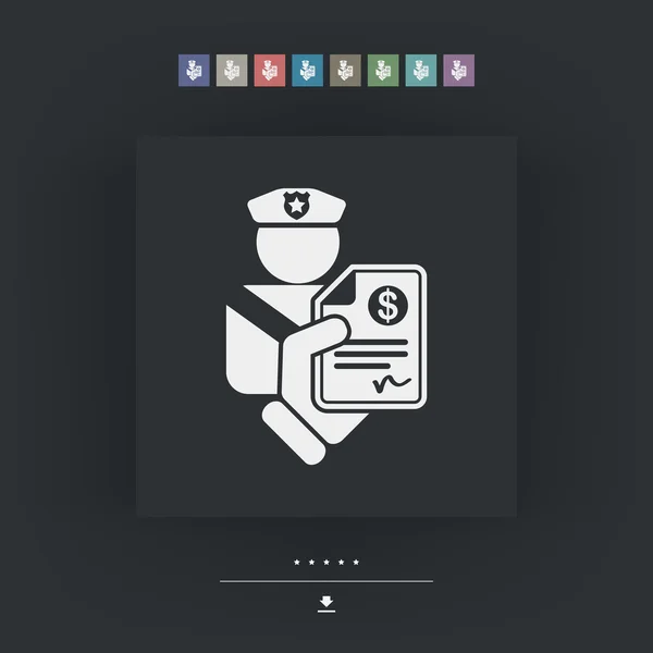 ᐈ Violation stock icon, Royalty Free traffic violation vectors ...