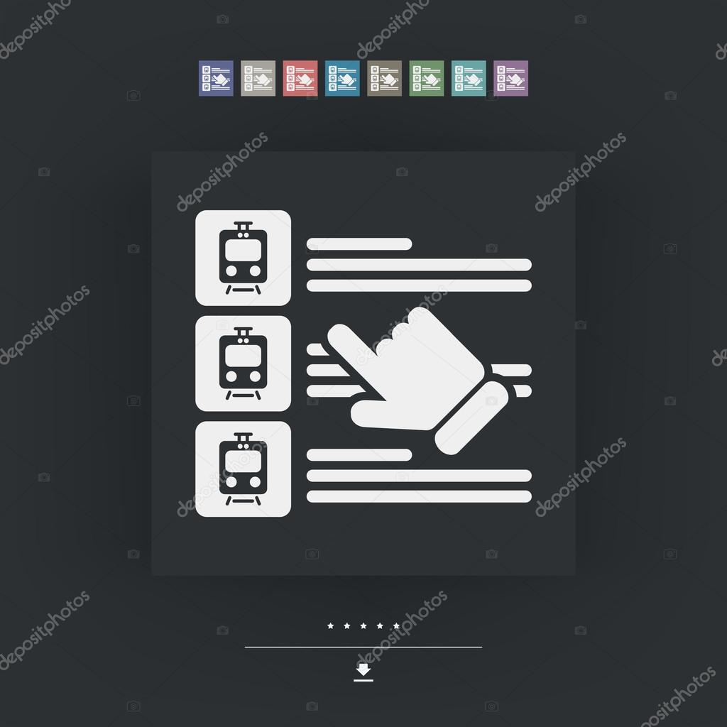 Train ticket booking Stock Vector Image by ©MyVector #65952235