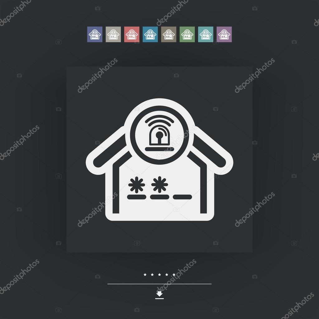 House alarm icon Stock Vector by ©MyVector 71848787
