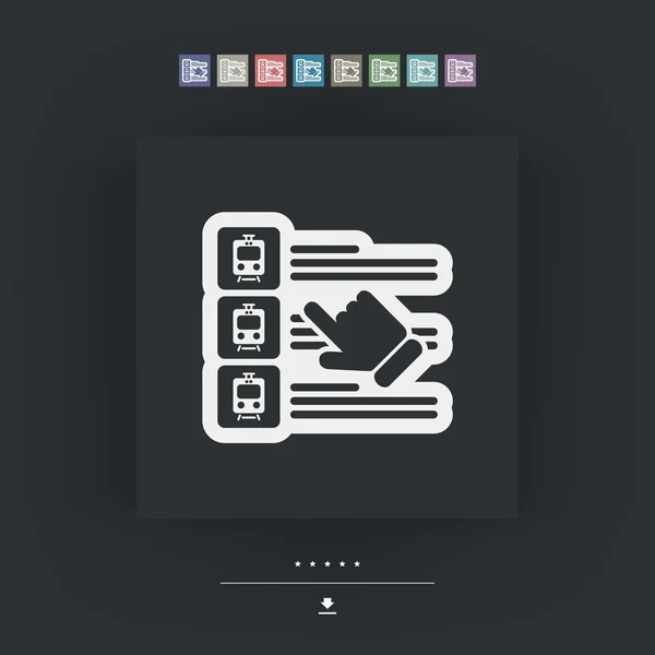 Train ticket booking Stock Vector Image by ©MyVector #65952235