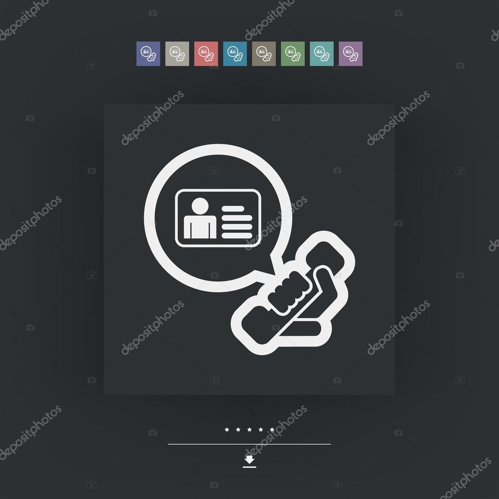 Contáctenos icono Vector de stock #71851611 de ©MyVector