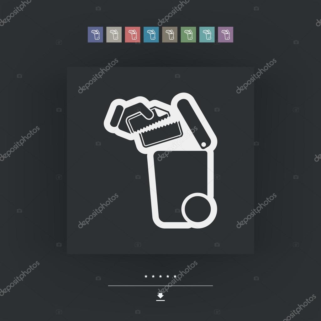 Separate waste collection icon Stock Vector Image by ©MyVector #71852273