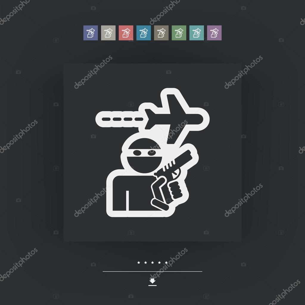 Hijacking aerial — Stock Vector © MyVector #71853115