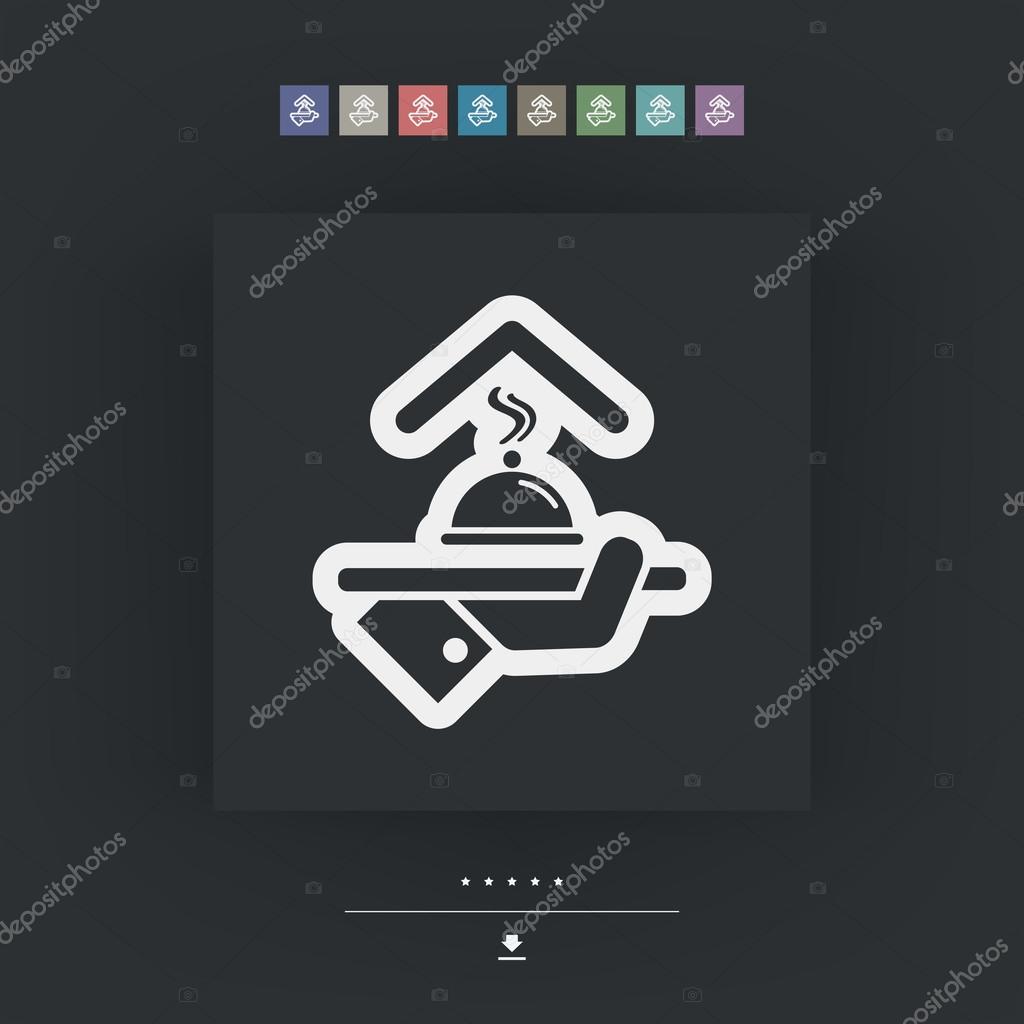 Hotel icons. Restaurant service. Stock Vector by ©MyVector 71853767