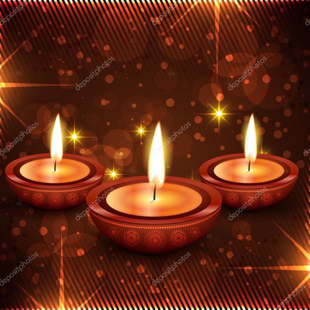 Stylish diwali diya background Stock Vector Image by ©pinnacleanimate ...