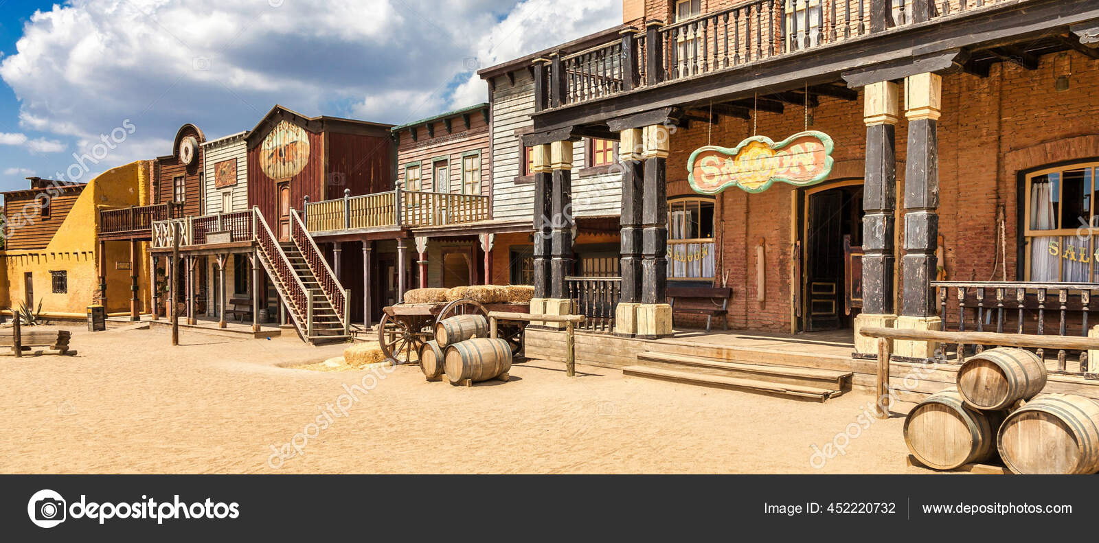 Old Western Saloon Front