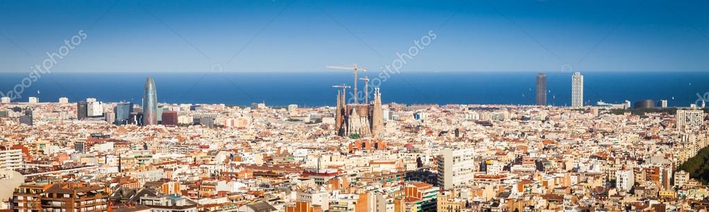 Panorama de barcelone Stock Photos, Royalty Free Panorama de barcelone ...