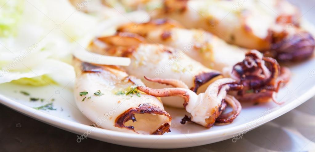 Italian Calamari — Stock Photo © perseomedusa #81441788