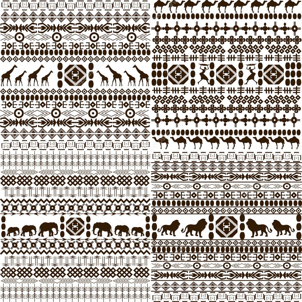 African backgrounds Stock Vector Image by ©hibrida13 #55972159